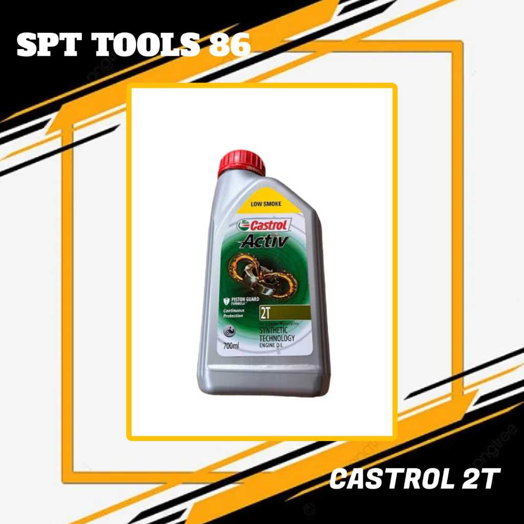 Jual Oli Castrol 2T motor oil Castrol active low smoke 0,7L oli samping ...