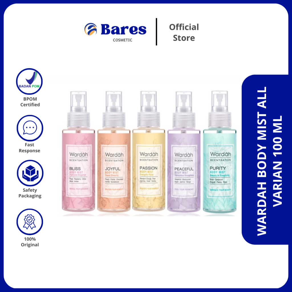 Jual Wardah Body Mist All Varian 100 ml | Shopee Indonesia