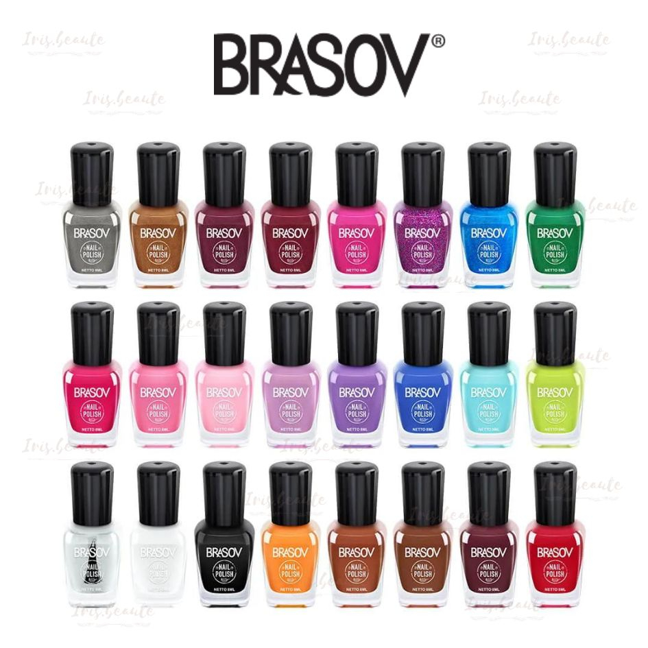 Jual BRASOV Nail Polish Assorted Colours 8 ML - Kutek / Cat Kuku ...