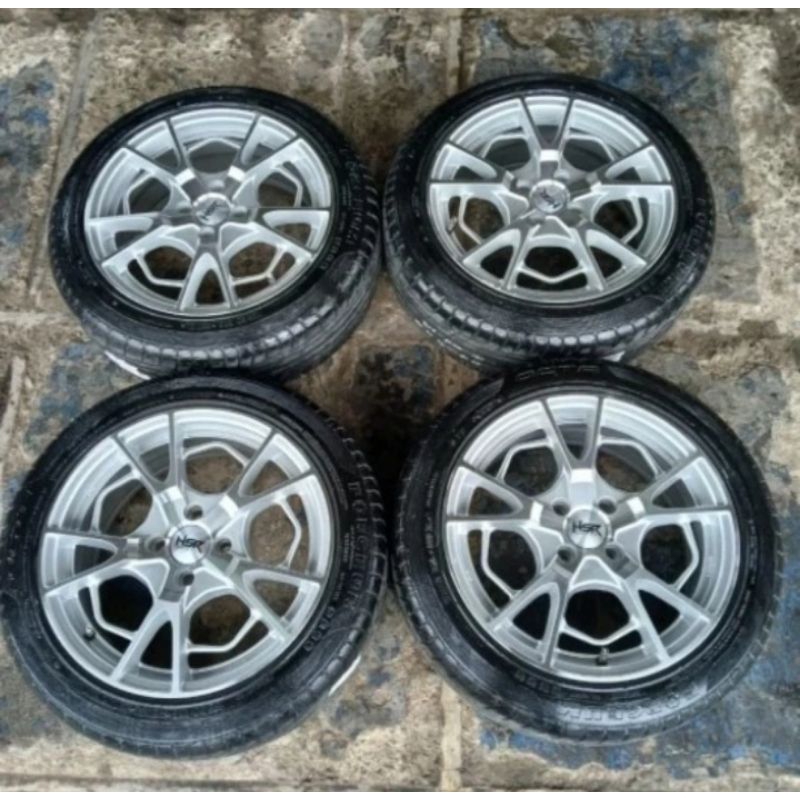 Jual Velg Mobil Bekas HSR EXIMIUS Ring 15 Pcd 8x100/114 + Ban | Shopee Indonesia