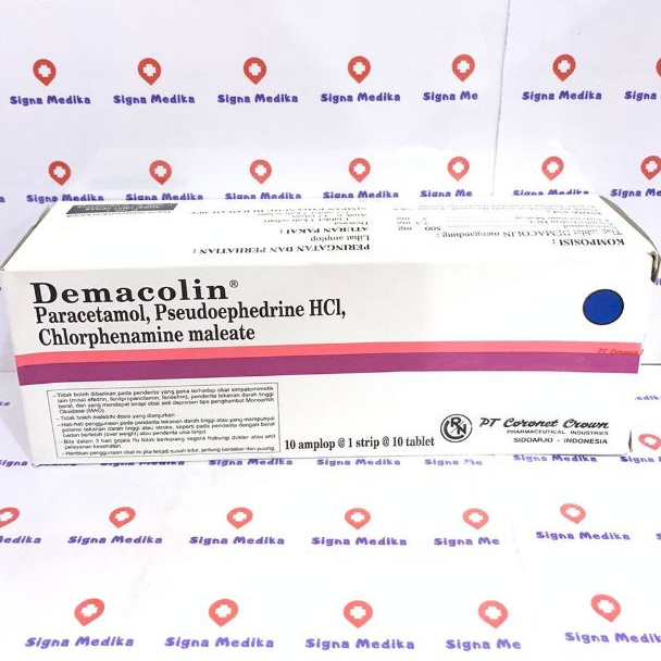 Jual Demacolin Box Isi 100 Tablet - Obat Demam Batuk & Pilek | Shopee ...