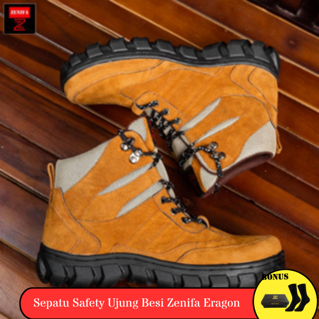 Jual Zenifa Eragon - Sepatu Boots Tracking Pria Septy Sefty Outdoor ...