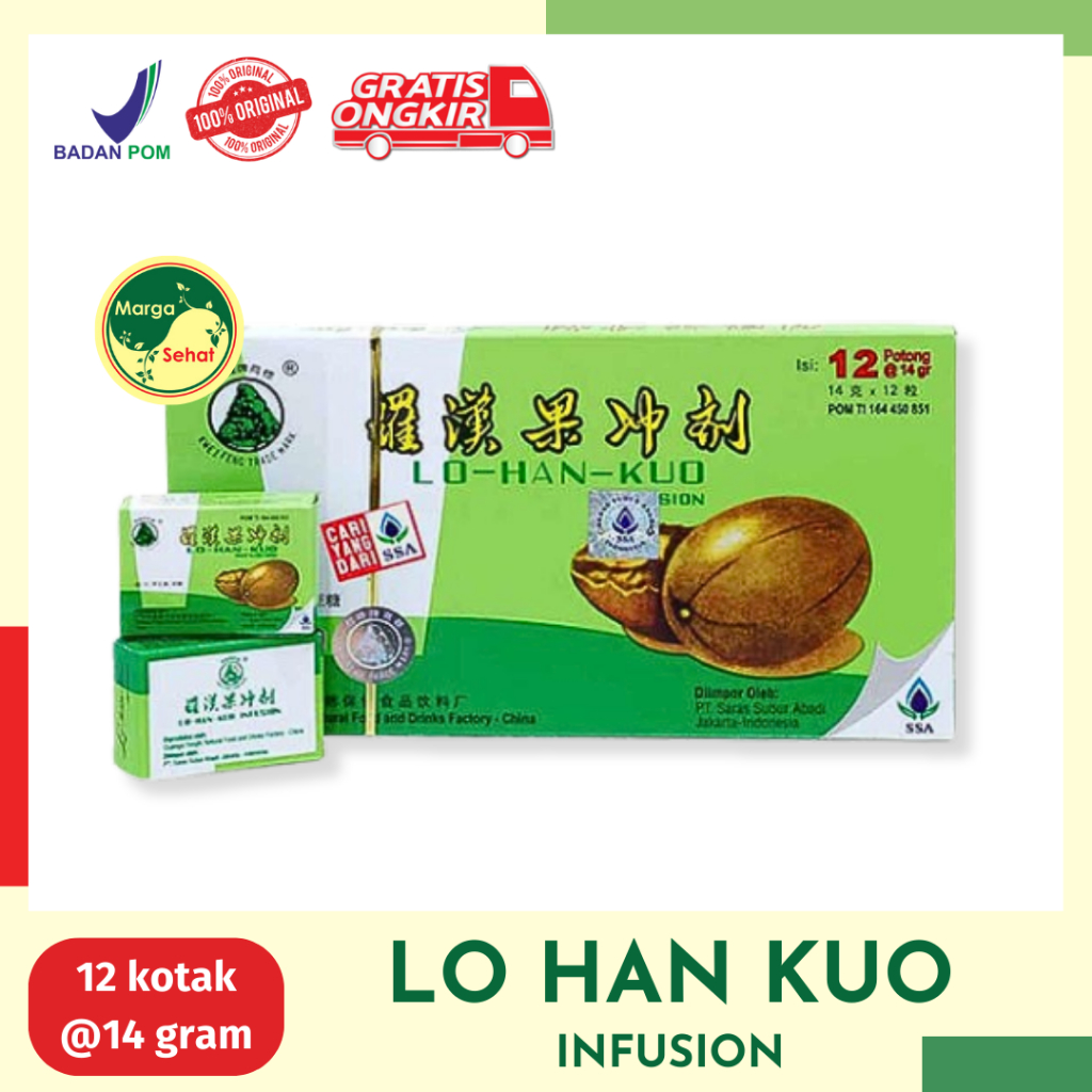 Jual LOHANKUO INFUSION / LO HAN KUO / BATUK / PANAS DALAM / SARIAWAN | Shopee Indonesia