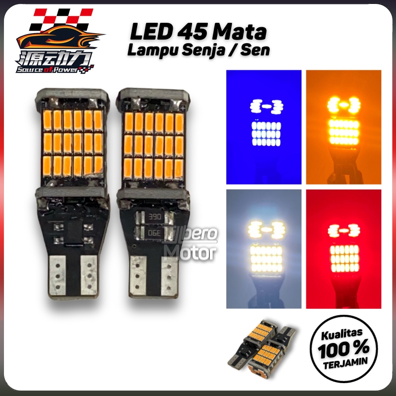 Jual LAMPU SENJA Sein Dajjal Mobil LAMPU KOTA T10 T15 45 SMD T15 45 ...