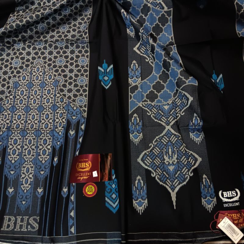 Jual SARUNG BHS EXCELLENT SUPER E58 JGQ 3 GRADE GOLD HITAM JACQUARD ...