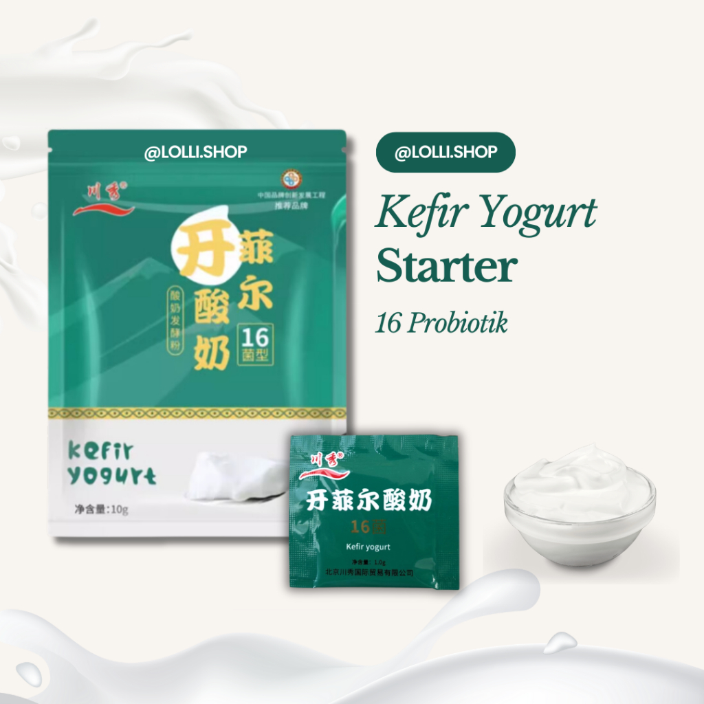 Jual Kefir Yogurt Starter Premium / Bibit Yogurt / Biang Yogurt Kefir ...