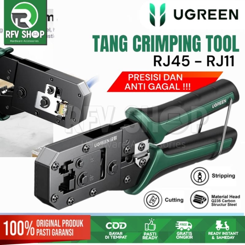 Jual UGREEN Tang Crimping Tool Kabel LAN RJ45 RJ11 Network Krimping ...