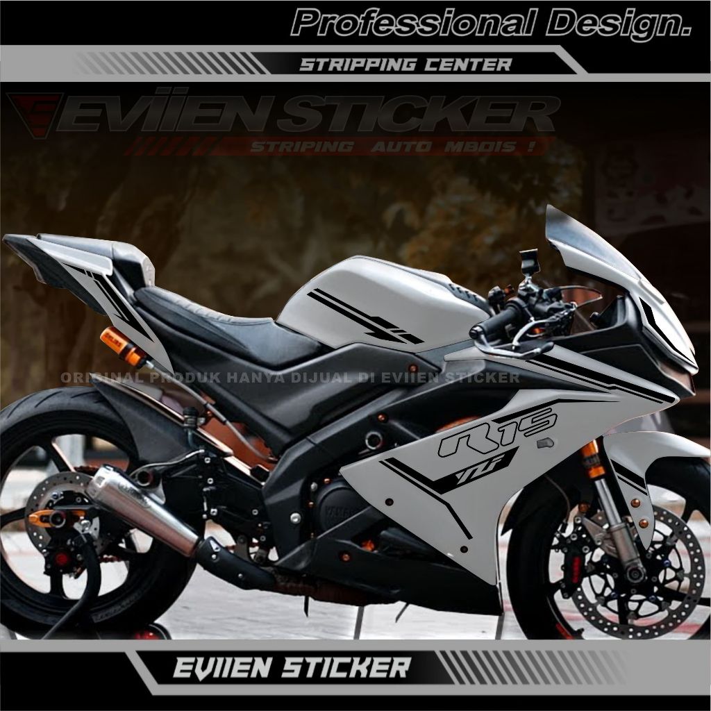 Jual STRIPING MOTOR YAMAHA R15 V3 CUTTING STICKER STRIPING VARIASI R15 ...