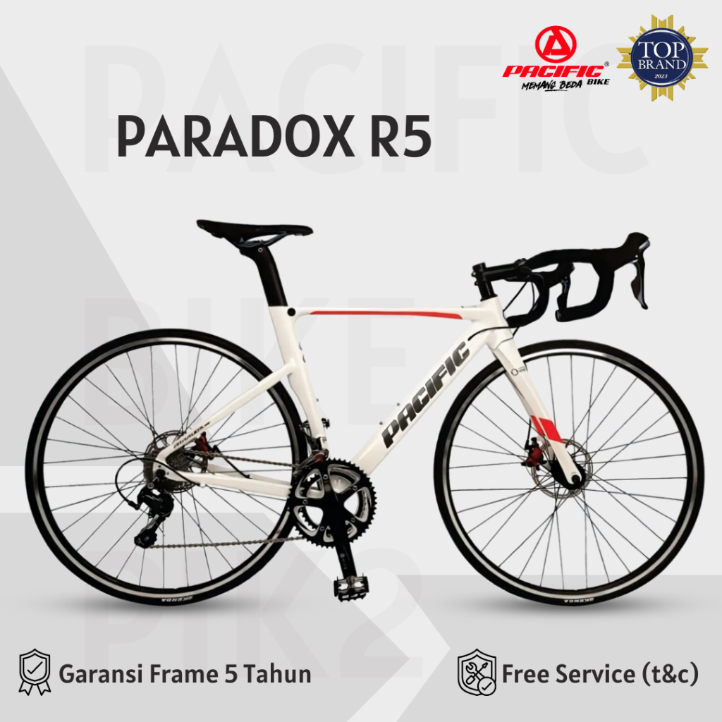 Jual Sepeda Road Bike PACIFIC PARADOX RS Alloy (2x10 Speed/SHIMANO) | Shopee Indonesia