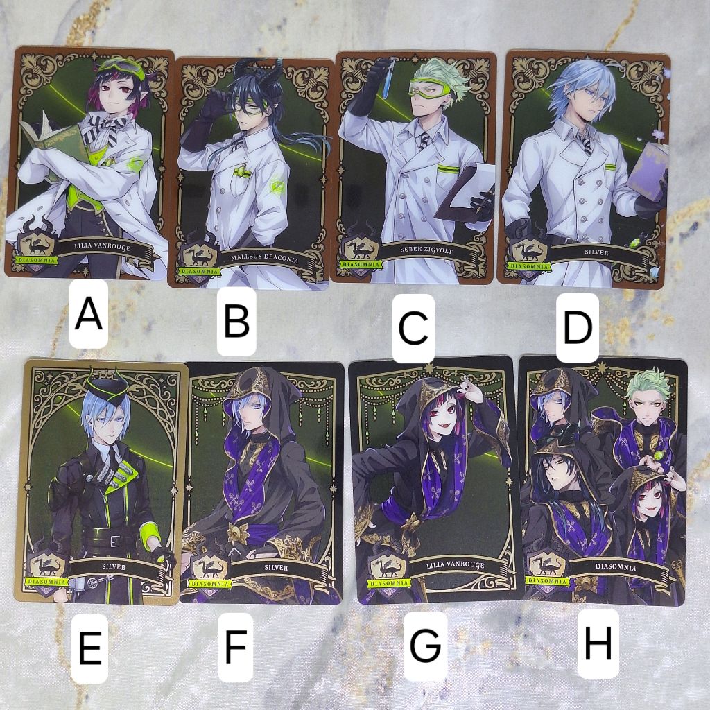 Jual Twisted Wonderland Metal Card Diasomnia Kartu | Shopee Indonesia