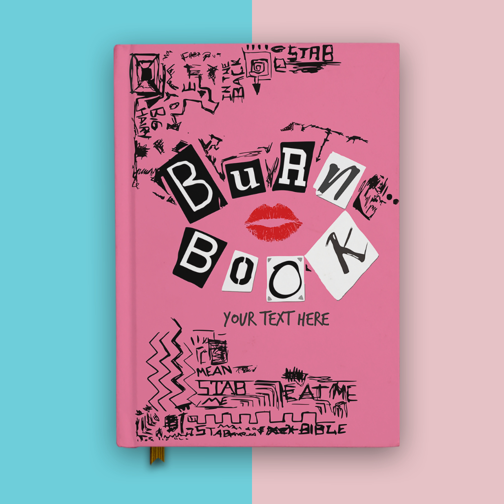 Jual Notebook Buku Mean Girls Burn Book 1 Cosplay A5 A6 Polos Garis ...