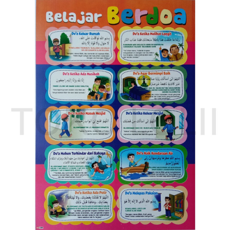 Jual DDS - Poster Seri Lembaran Edukasi Anak Contoh Huruf Kecil Besar ...