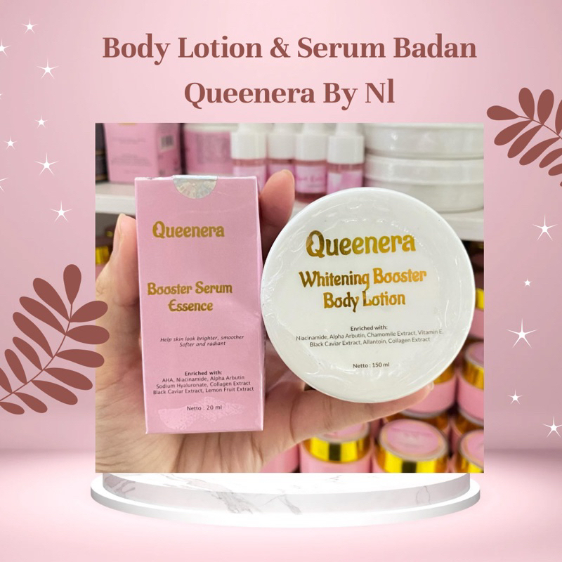 Jual Queenera Nl Beauty Paket Lotion Booster + Infused Serum Whitening | Shopee Indonesia