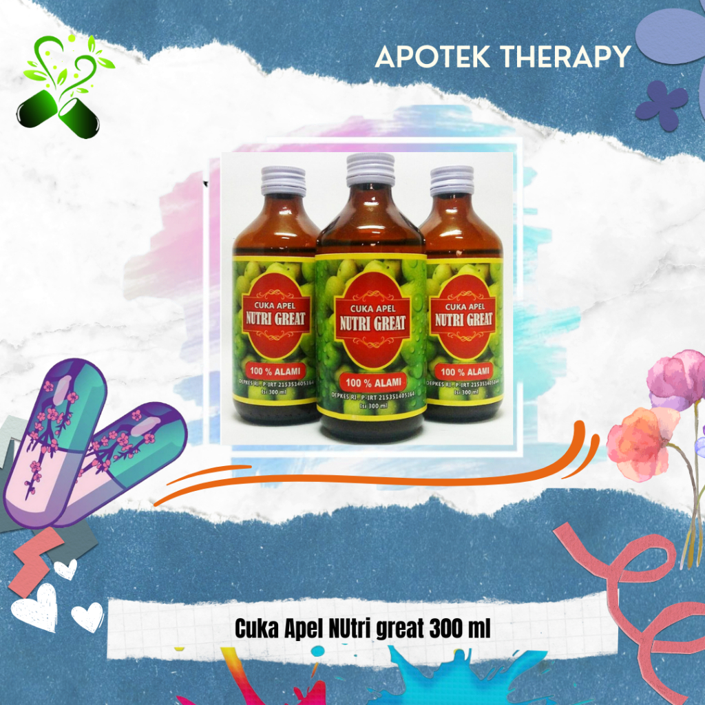 Jual Cuka Apel Nutrigreat 300 ml | Shopee Indonesia