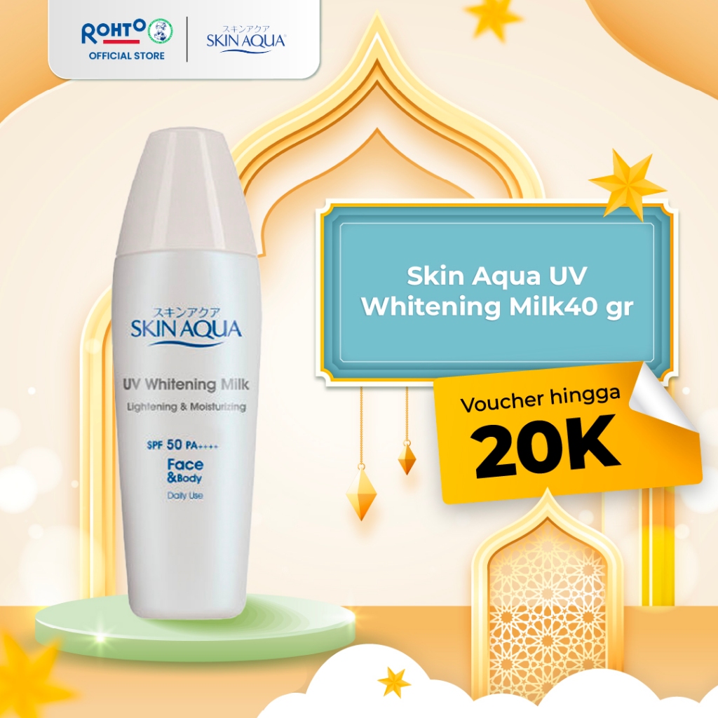 Jual Skin Aqua UV Sunscreen Whitening Milk SPF 50, PA++++ - 40 gr - (Protection against UV-A and ...