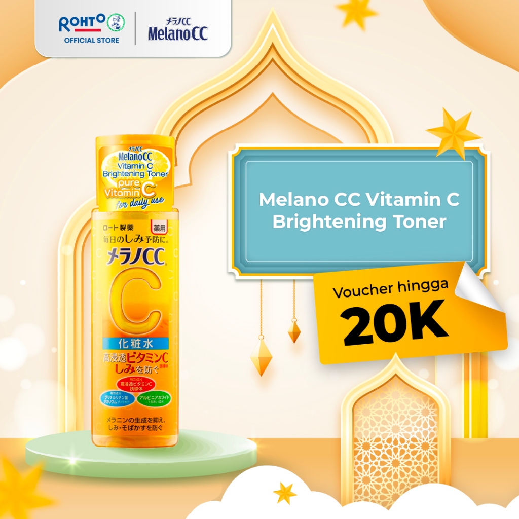 Jual Melano CC Vitamin C Brightening Toner 170 ml | Shopee Indonesia