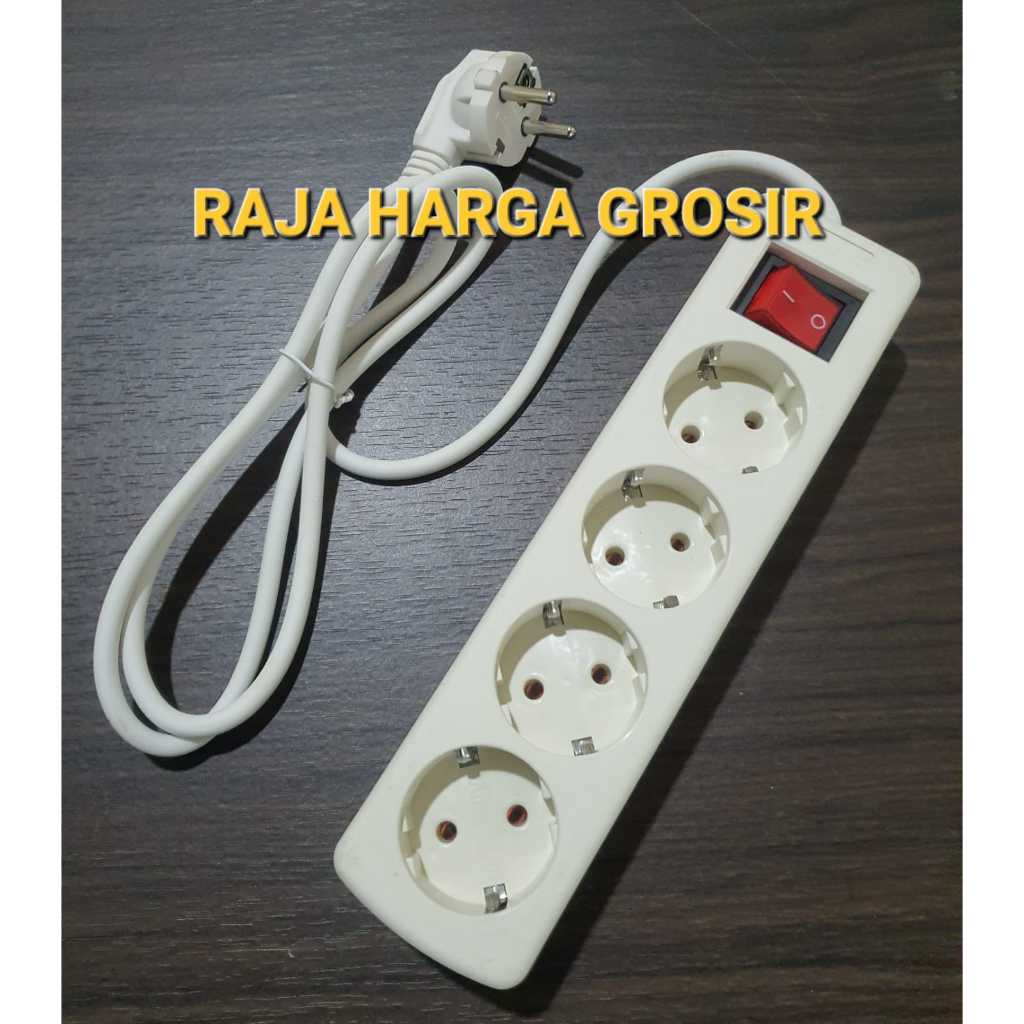 Jual Stop Kontak Saklar Kabel Bright-G 4 Lubang Colokan Listrik 1,5 3 5 ...