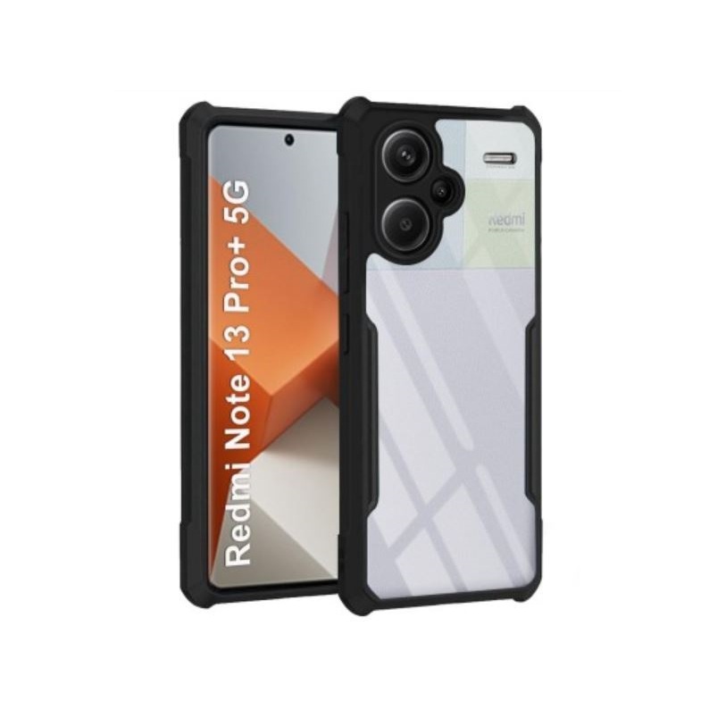 Jual Case Redmi Note 13 Pro+ 5G Shockproof Transparant Hard Back Soft ...