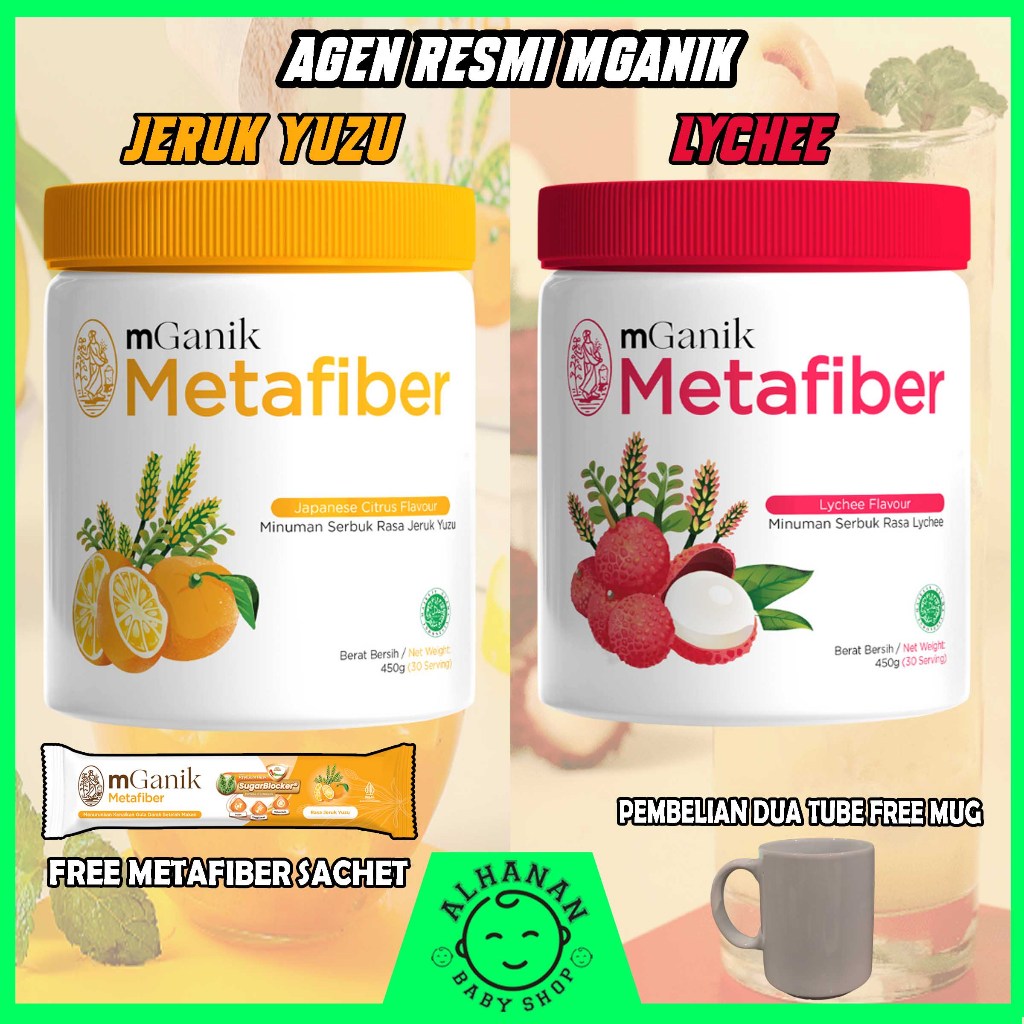 Jual Mganik Metafiber 450gr - Minuman Untuk Diabetes & Gula | Shopee ...