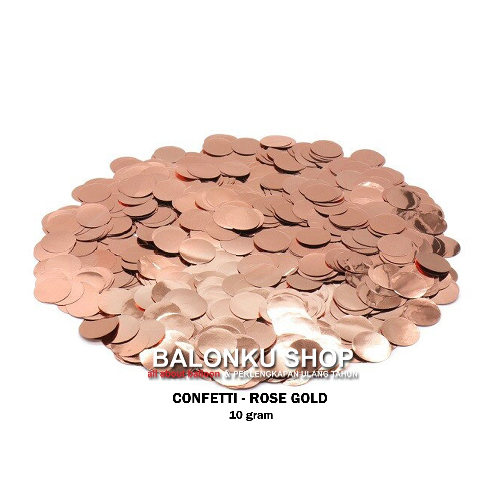 Jual Confetti Rose Gold / Confetti Isi Balon / Isi Confetti | Shopee ...