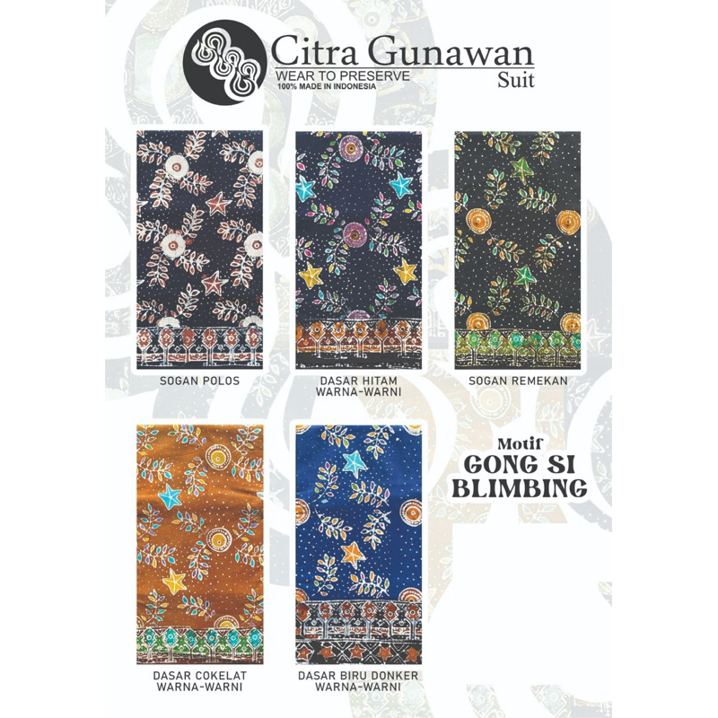 Jual BATIK DEPOK || ( GONG SI BLIMBING ) KAIN BATIK CAP & TULIS ...