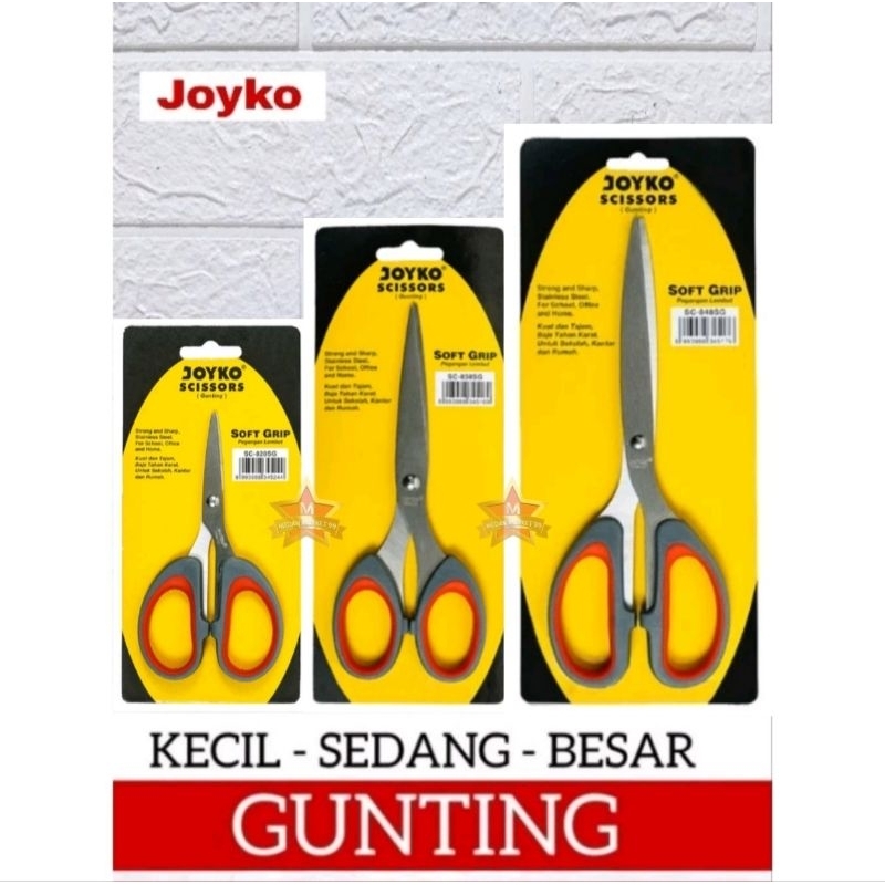 Jual GUNTING JOYKO ORIGINAL | SCISSORS | PEMOTONG KERTAS | ATK | JOYKO ...