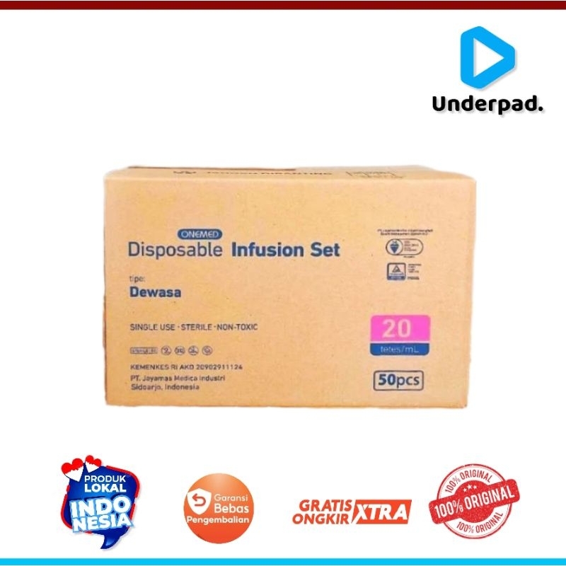 Jual Infuset Isi 50 Pcs / Selang Infusion Set / Box | Shopee Indonesia