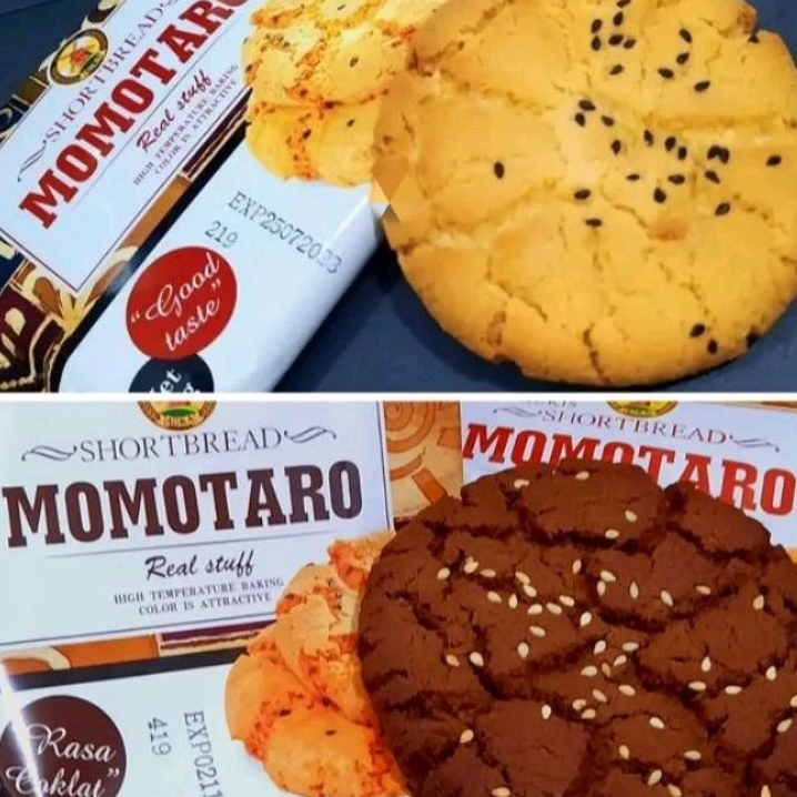 Jual biscuit momotaro isi 5 pcs variant rasa original dan chocolate ...