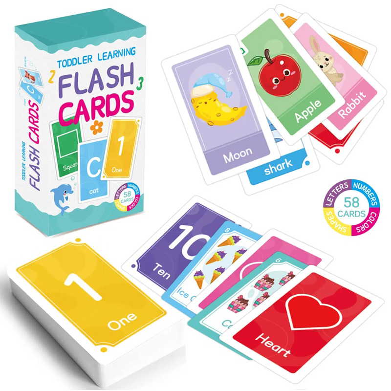 Jual Flash card anak premium , kartu edukasi anak , kartu bergambar ...