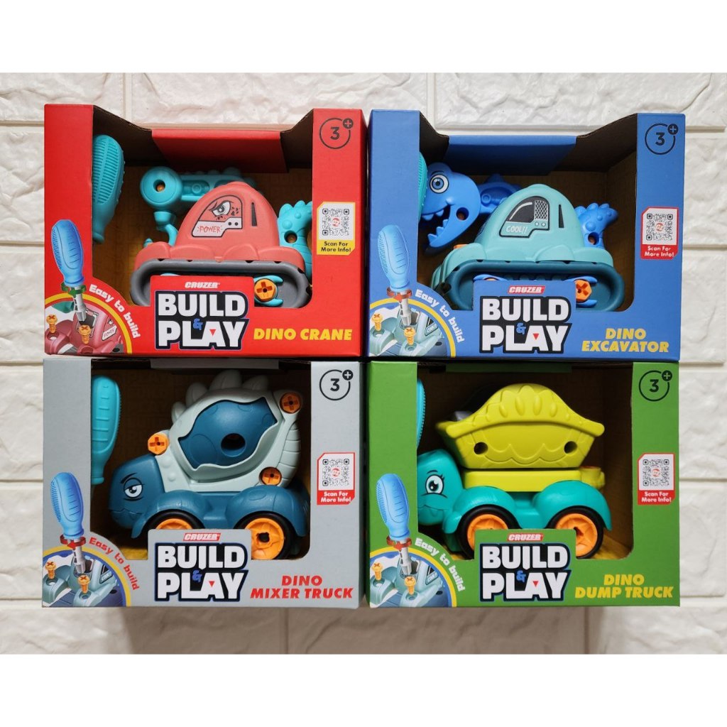 Jual Cruzer Build & Play DINO - Mainan bongkar pasang dino | Shopee ...