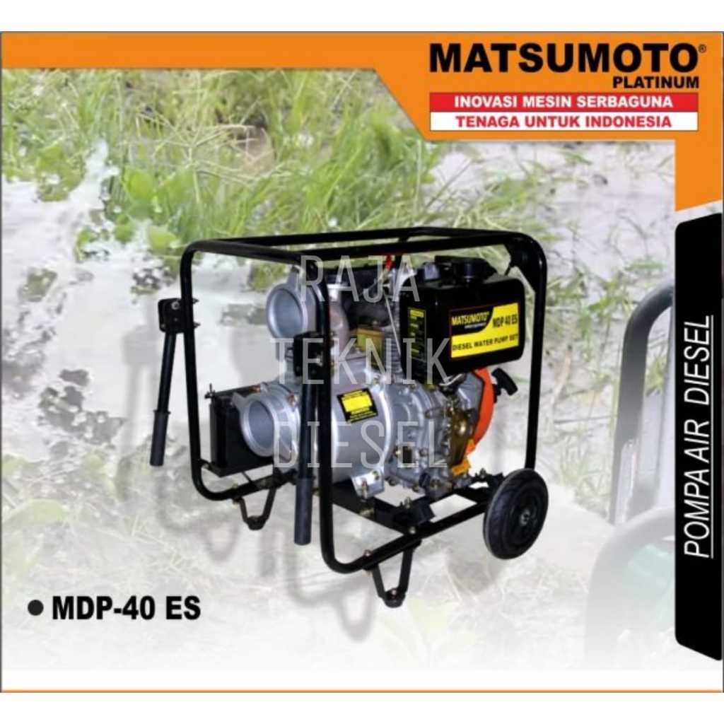 Jual Pompa Alkon Diesel 4 Inch Matsumoto MDP-40 ES MDP 40ES ORIGINAL TERBAIK | Shopee Indonesia