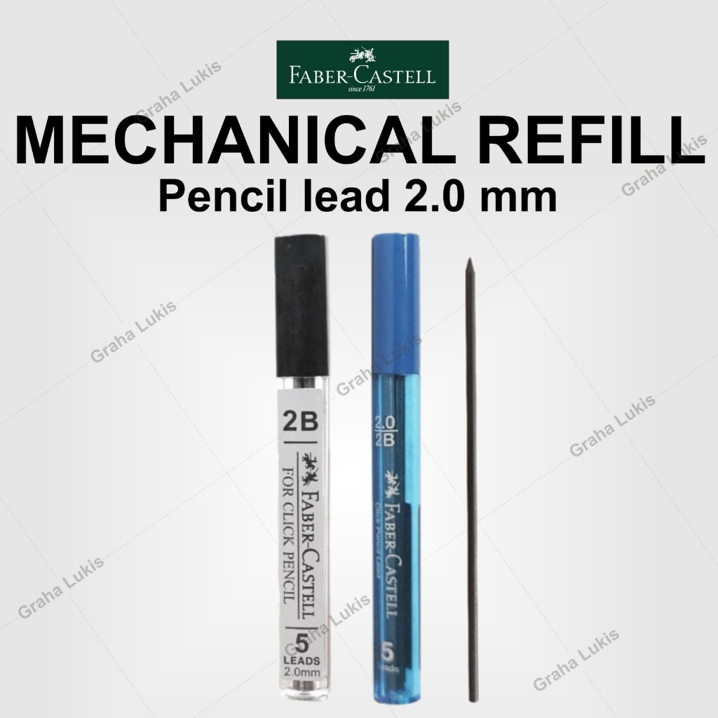 Jual Faber Castell Lead Mechanical Refill Pencil 2.0mm - Isi Pensil 2 ...
