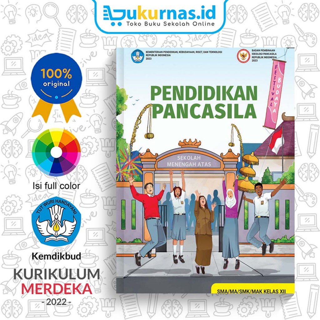 Jual Buku Siswa Pendidikan Pancasila SMA/MA Kelas 12 Kurikulum Merdeka - KEMDIKBUD-BPIP | Shopee ...