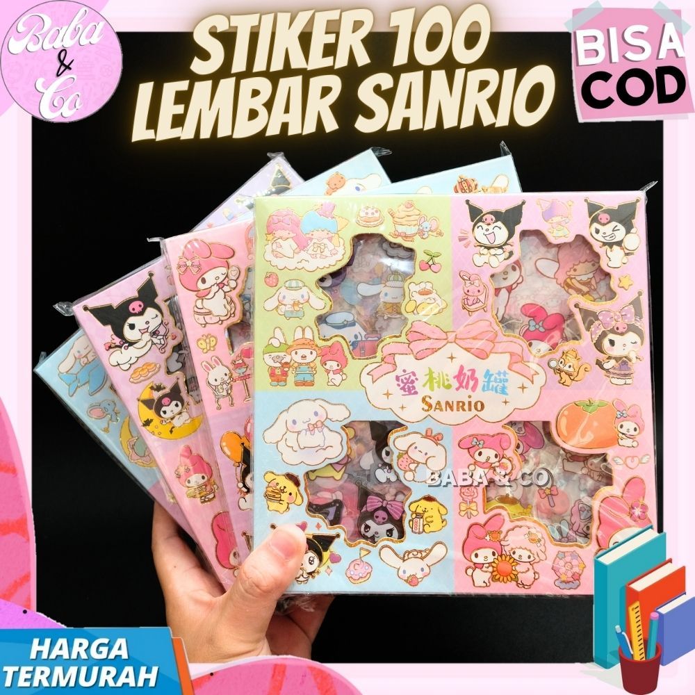 Jual STIKER 100 SANRIO STICKER MASU SANRIO 100 LEMBAR LUCU UNIK STIKER ...