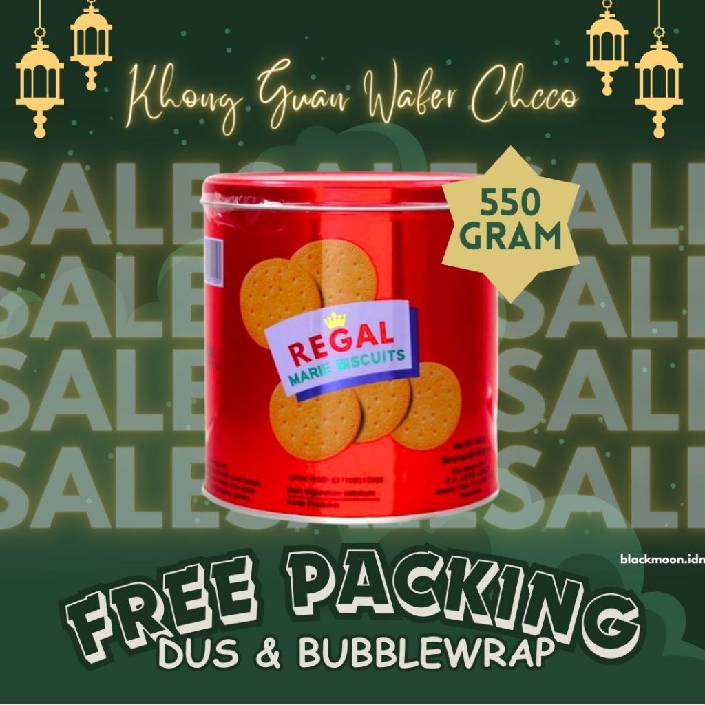 Jual FREE BUBBLEWRAP & DUS !! Regal Marie Kue Marie Kaleng Snack Kue ...