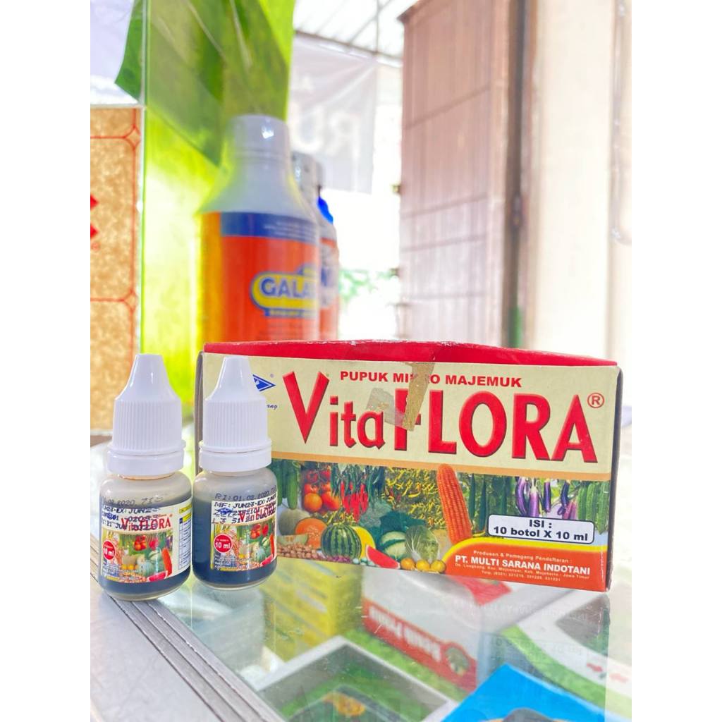 Jual Pupuk Mikro Vitaflora 10 ml | Vita flora 10 ml Pupuk mikro lengkap ...