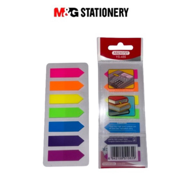 Jual Sticky Notes Flag Marker M&G PET / Penanda Tempel Transparan 25 ...
