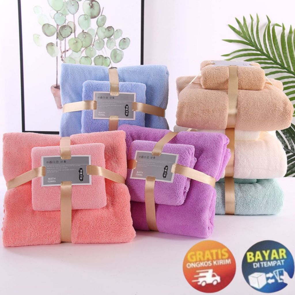 Jual GOKIDO - KP149 HANDUK MANDI 2IN1 KECIL DAN BESAR UK KECIL 35X70 ...