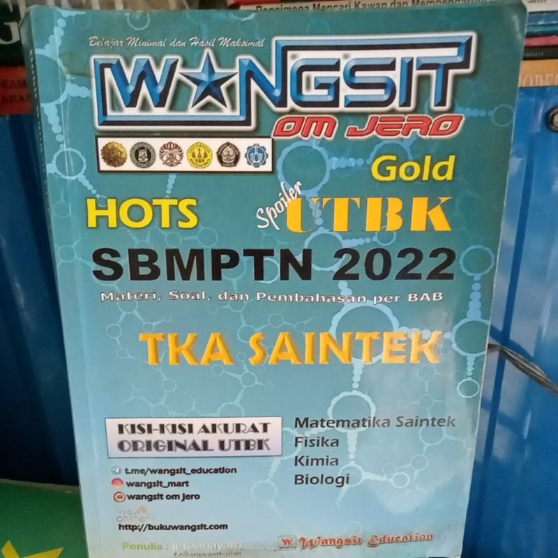Jual BUKU WANGSIT UTBK TKA SAINTEK | Shopee Indonesia