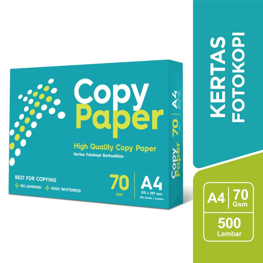 Jual KERTAS HVS / KERTAS PRINT / KERTAS FOTOCOPY / HVS A4 70 GSM COPY ...