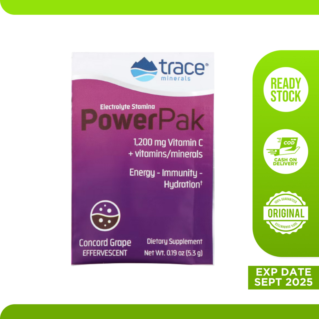 Jual Trace Minerals Electrolyte Stamina PowerPak - Sachet | Shopee ...