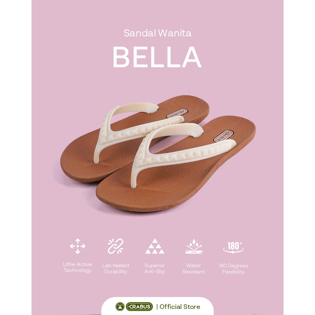 Jual Sendal Wanita Crabus - BELLA | Shopee Indonesia