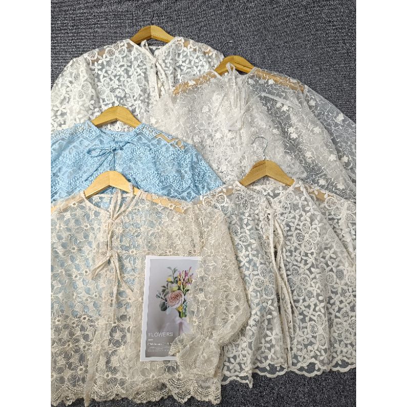 Jual Lily Lace Outer | Outer Brukat | Outer Renda | Outer Korea | Outer ...