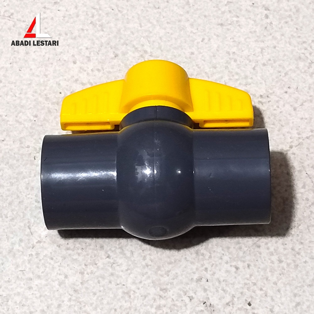 Jual STOP KRAN BALL VALVE PVC ONDA / STOP KERAN PVC TEBAL 1/2"- 3/4"-1" INCH | Shopee Indonesia