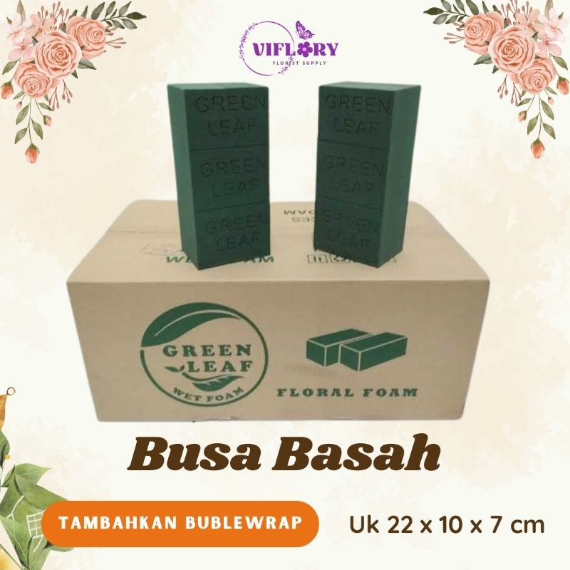 Jual wet floral foam/ busa basah / oasis basah | Shopee Indonesia
