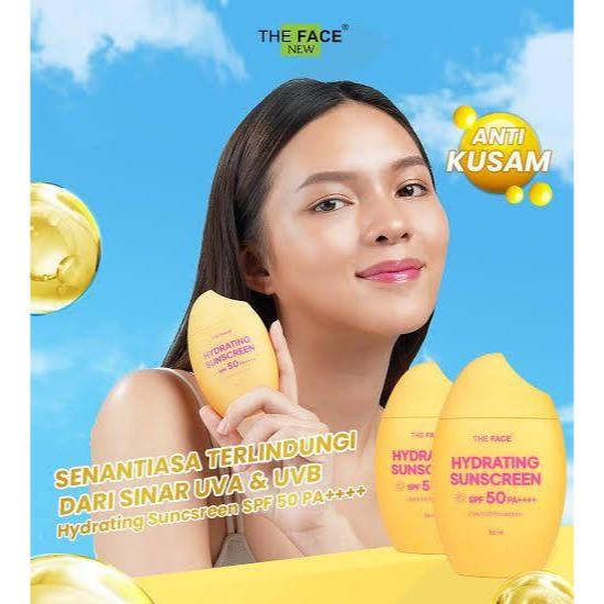 Jual The Face Temulawak Hydrating Sunscrern Spf 50 (Kemasan Botol Baru ...