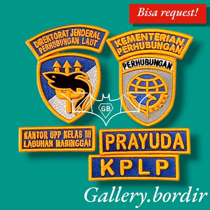 Jual bordir logo kplp timbul 3d TERBAIK !! BISA REQUEST!! | Shopee ...