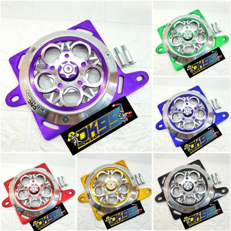 Jual Cover radiator set spiner spinner motif Bulat cnc honda Vario 160 ...