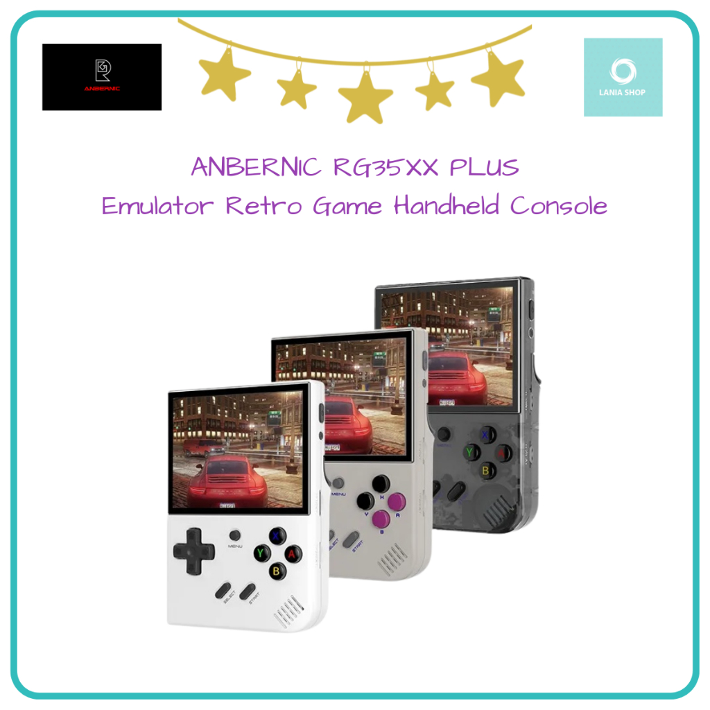 Jual ANBERNIC RG35XX PLUS - Emulator Retro Game Handheld Console ...