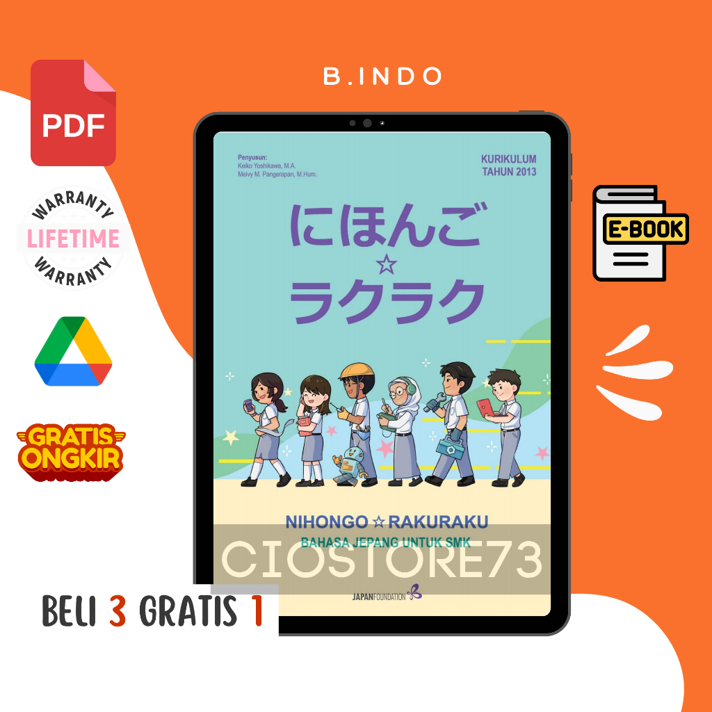 Jual NIHONGO RAKURAKU BELAJAR BAHASA JEPANG UNTUK SMK | Shopee Indonesia